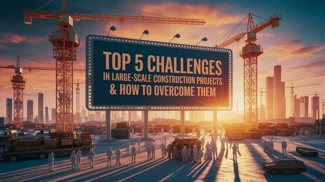 Top 5 Challenges in Large-Scale Construction Projects & How to Solve Them